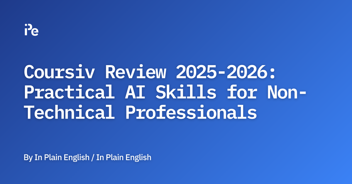 Coursiv Review 2025-2026: Practical AI Skills for Non-Technical Professionals