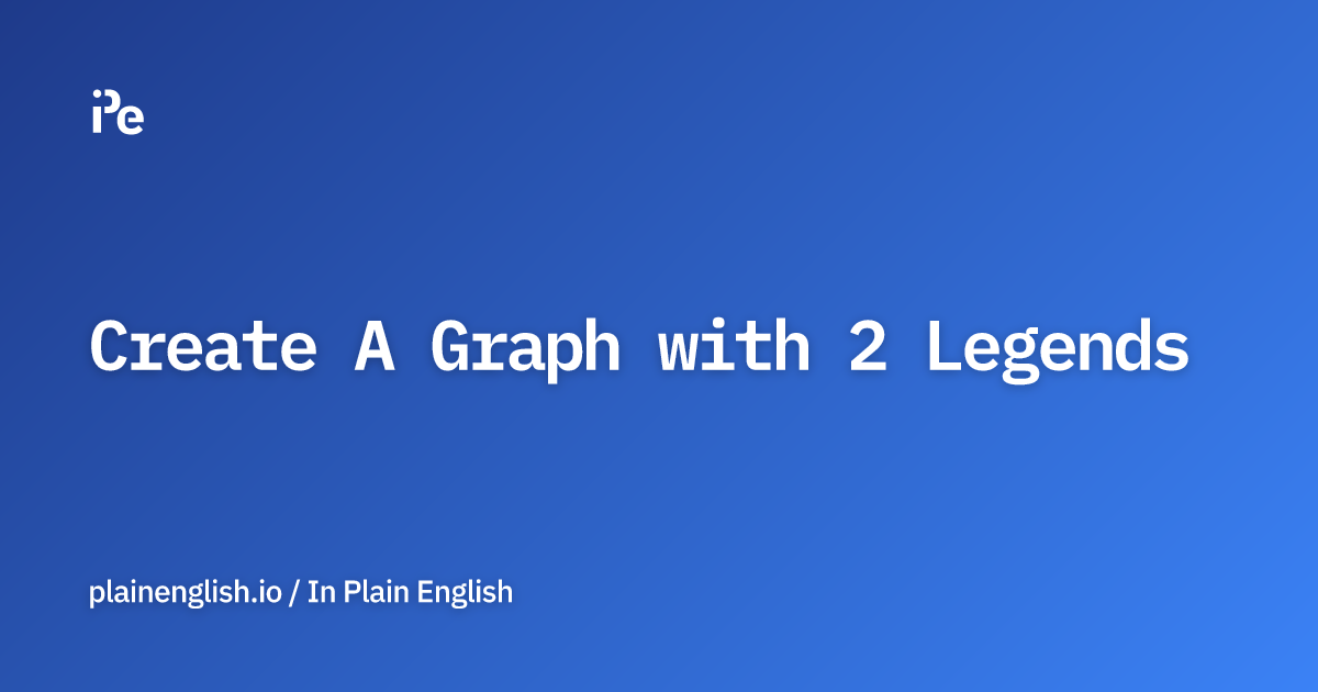 Create A Graph with 2 Legends